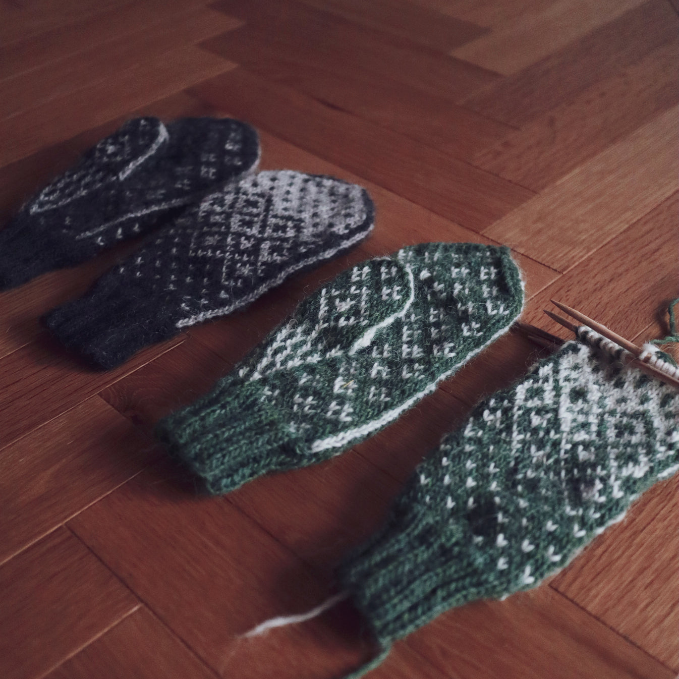 Bohéme Selbu Mittens PDF knit pattern – Faroeknit